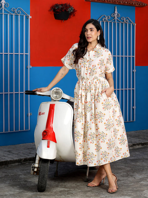 Multi Printed Maxi Dress – Peppinos Clothing